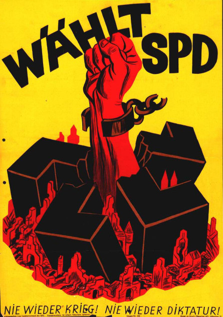 Plakate der SPD 1945-1957 - 125 Jahre BayernSPD